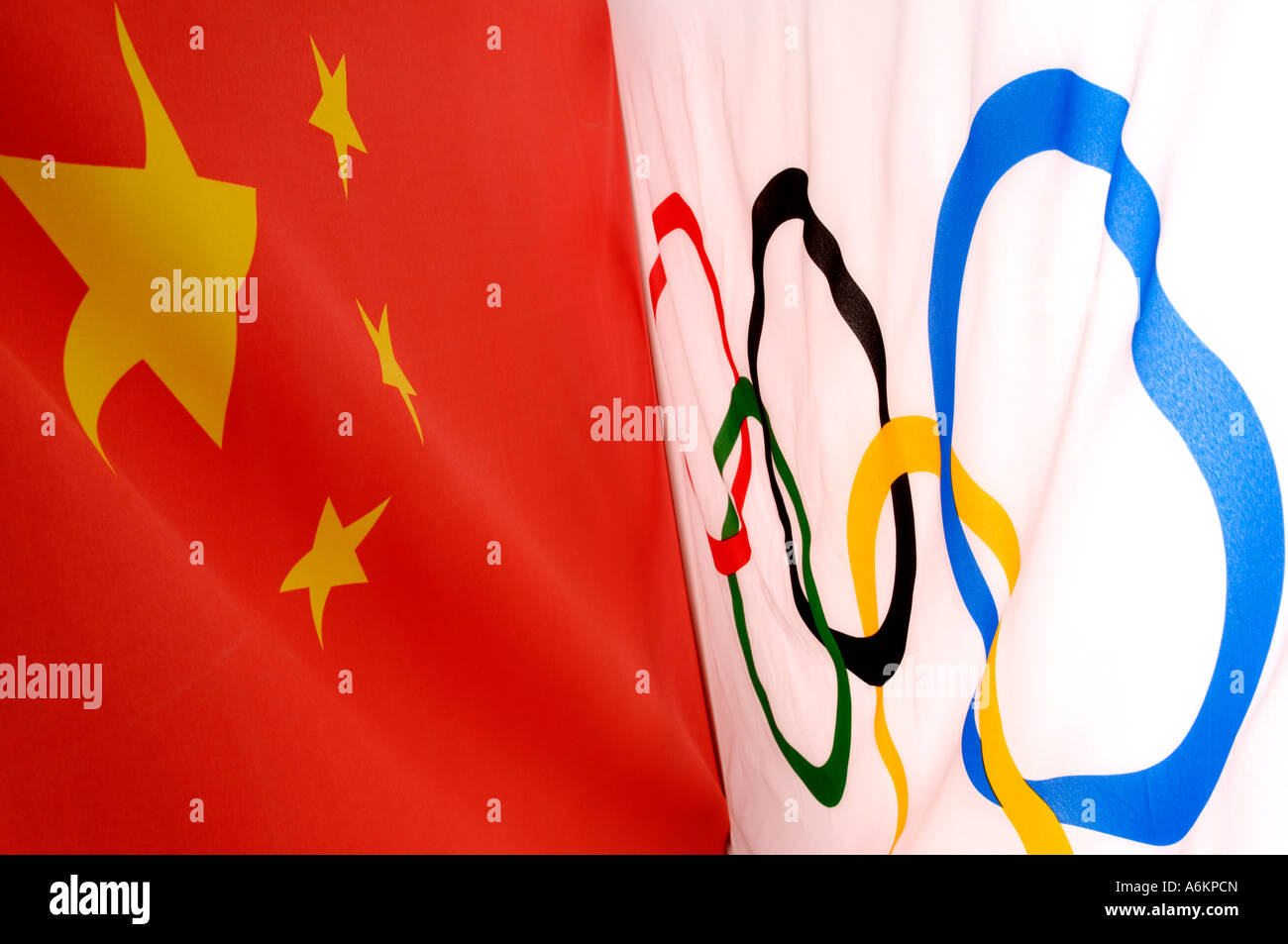 Beijing olympics flag hi-res stock photography and images - Alamy