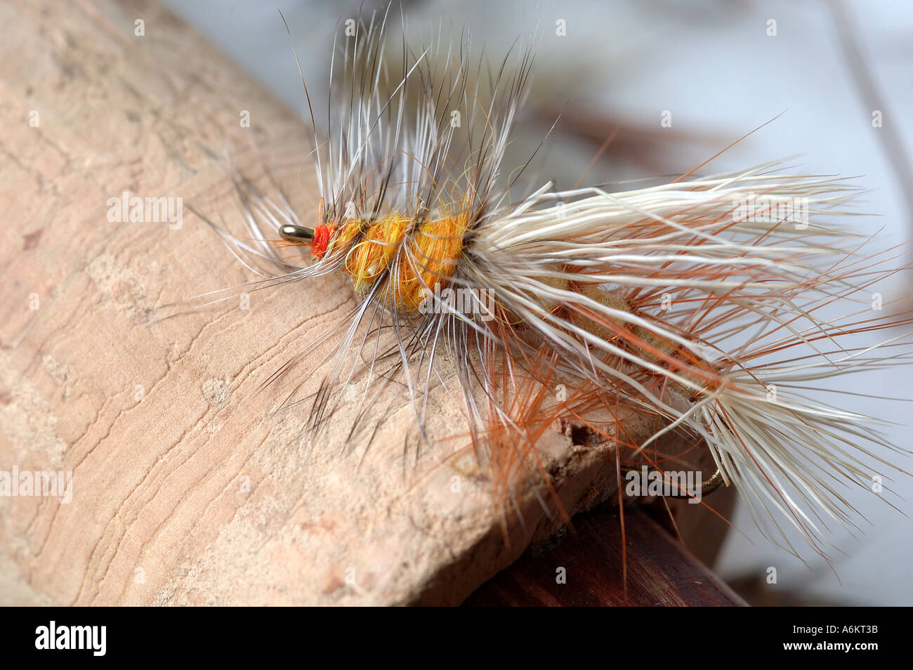 Trout fishing fly Stock Photo - Alamy