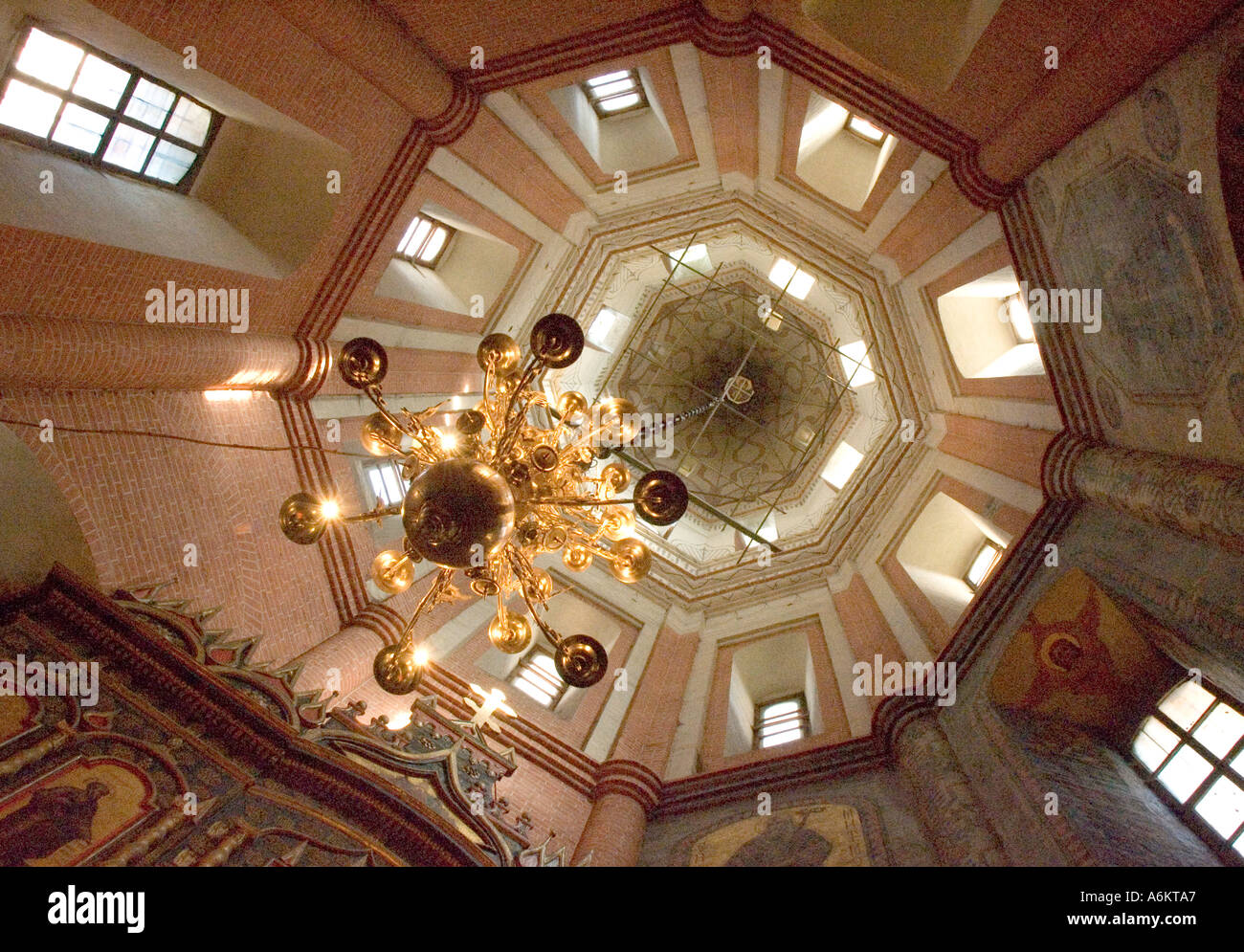 Scene from inside Saint Basil s Cathedral in Red Square Moscow Stock ...