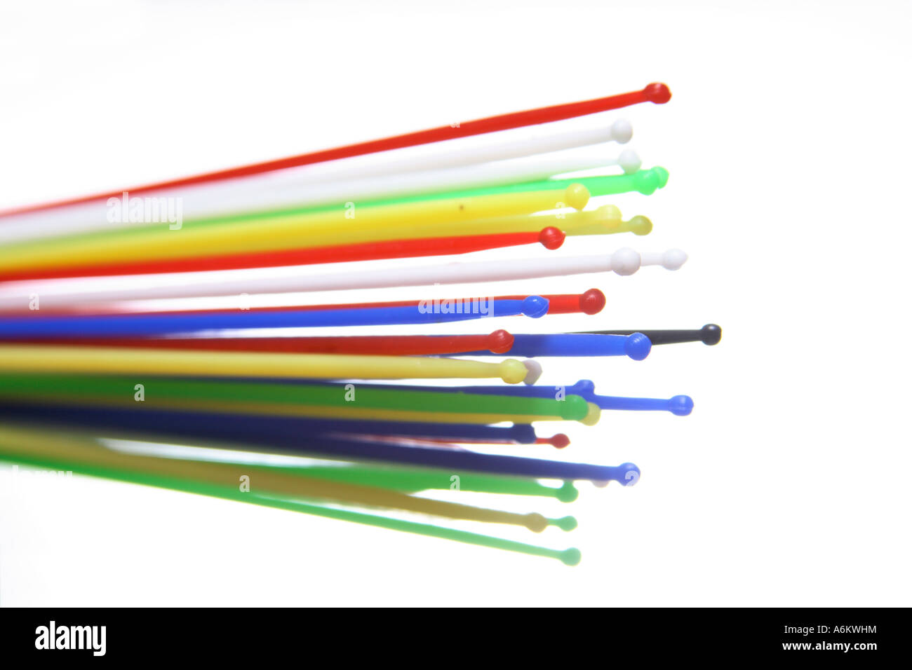 coloured plastic sticks Stock Photo - Alamy