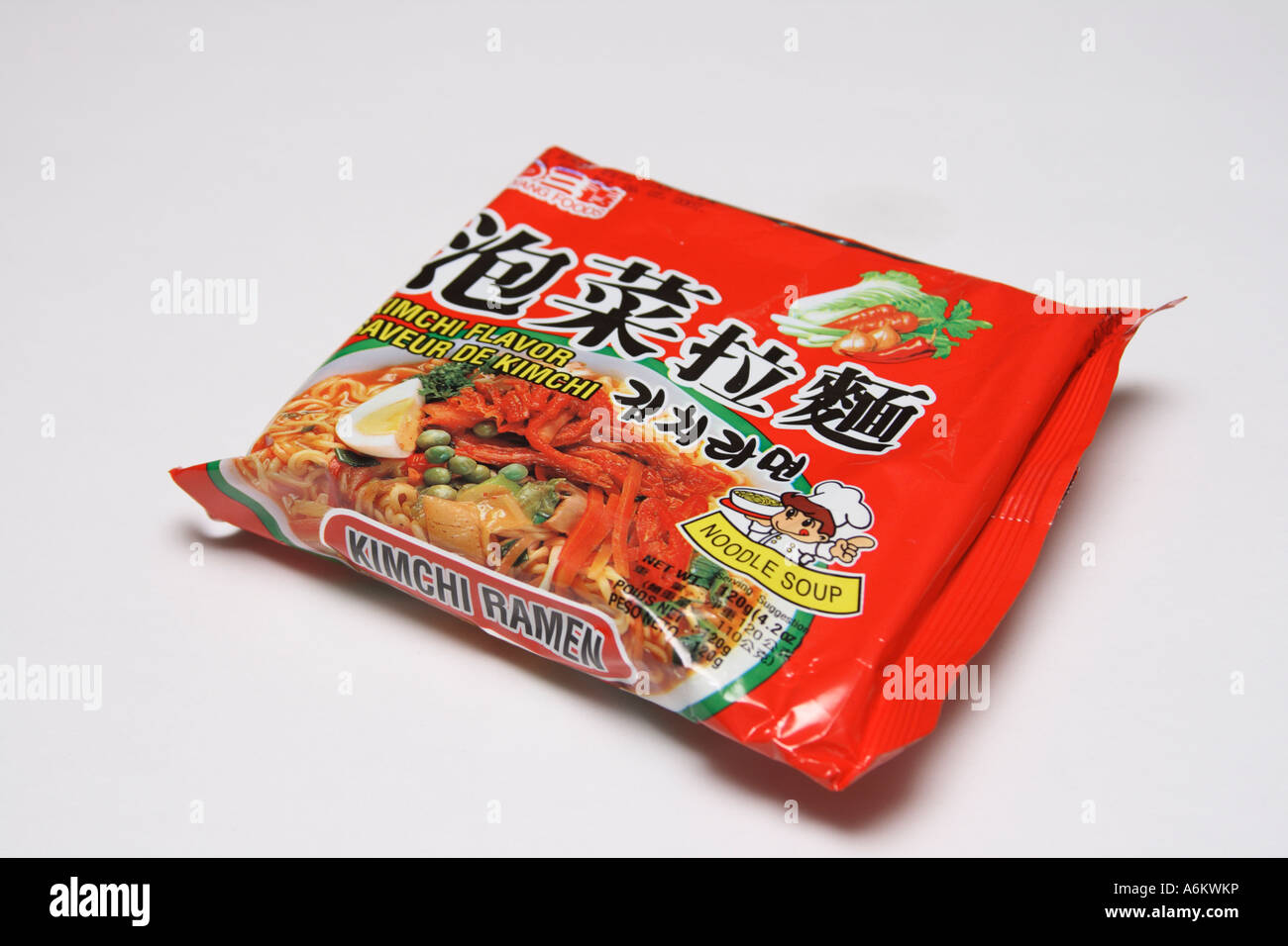 a pack of instant noodle from korea Stock Photo - Alamy