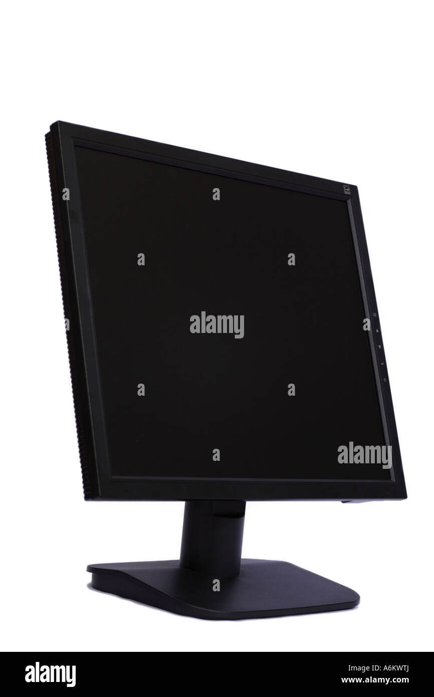 flatscreen LCD computer monitor Stock Photo - Alamy