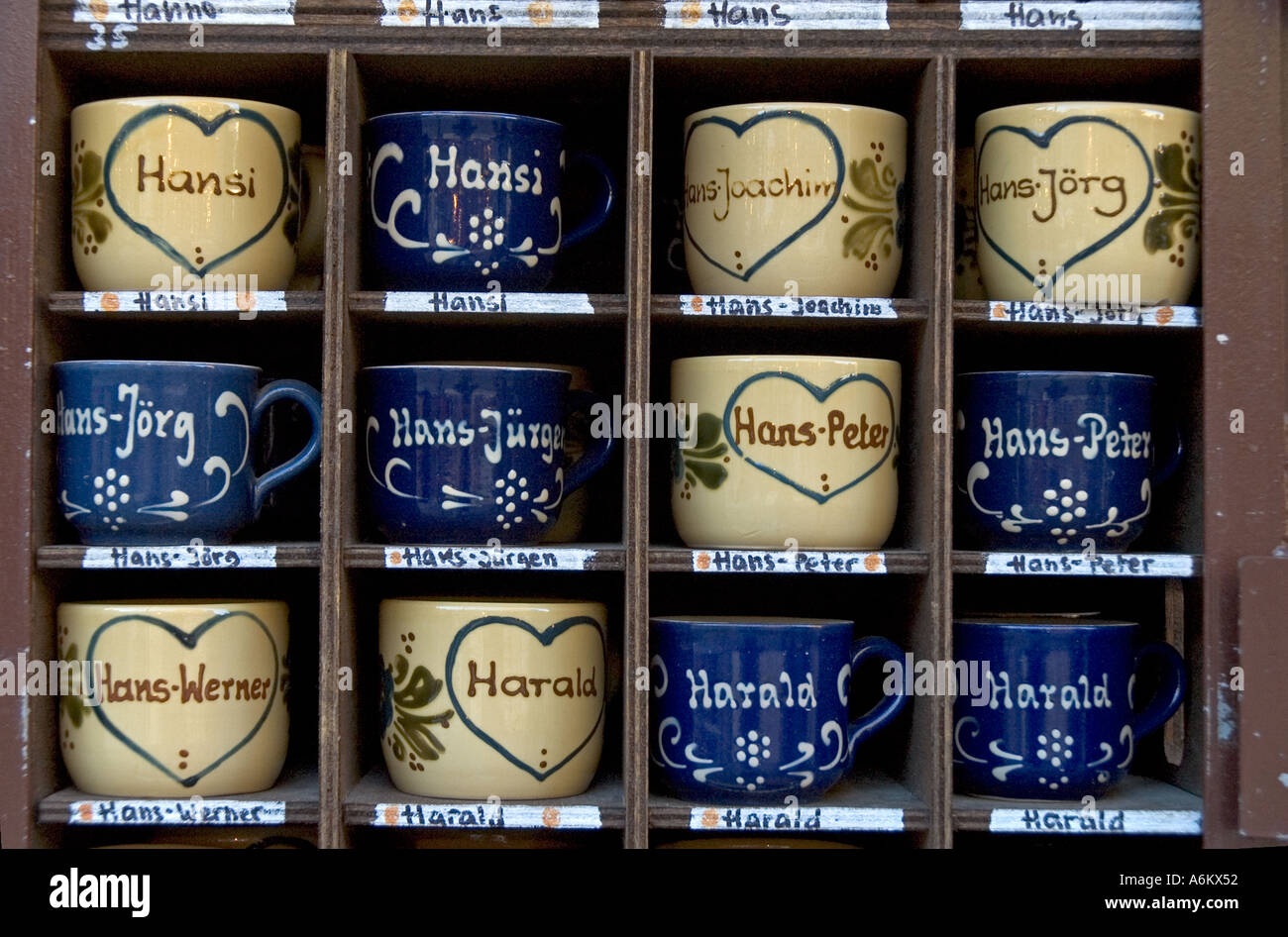 Mugs with names hi-res stock photography and images - Alamy