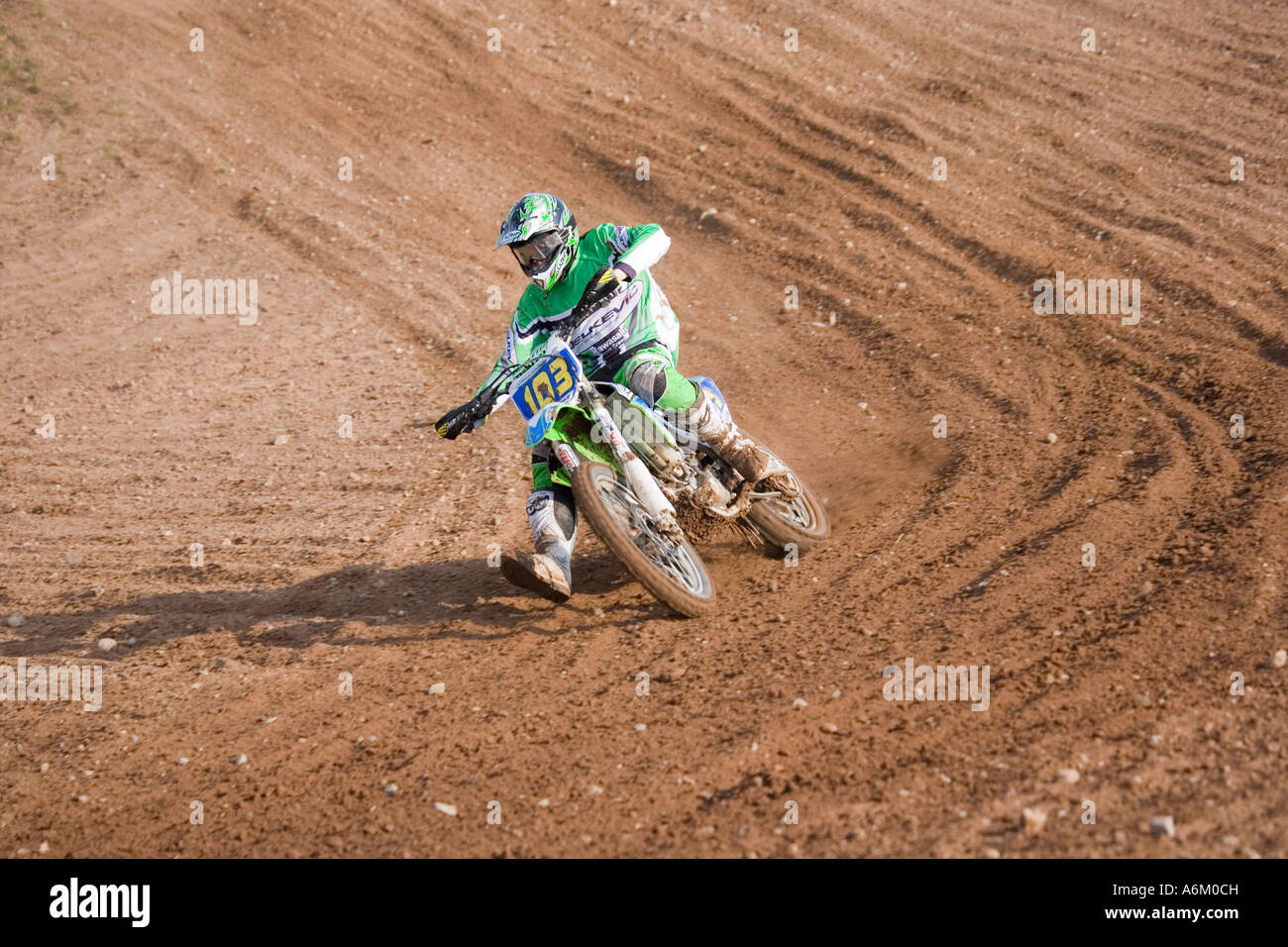 Motocross racing from Norley nr Delamere Forest, Cheshire Stock Photo ...