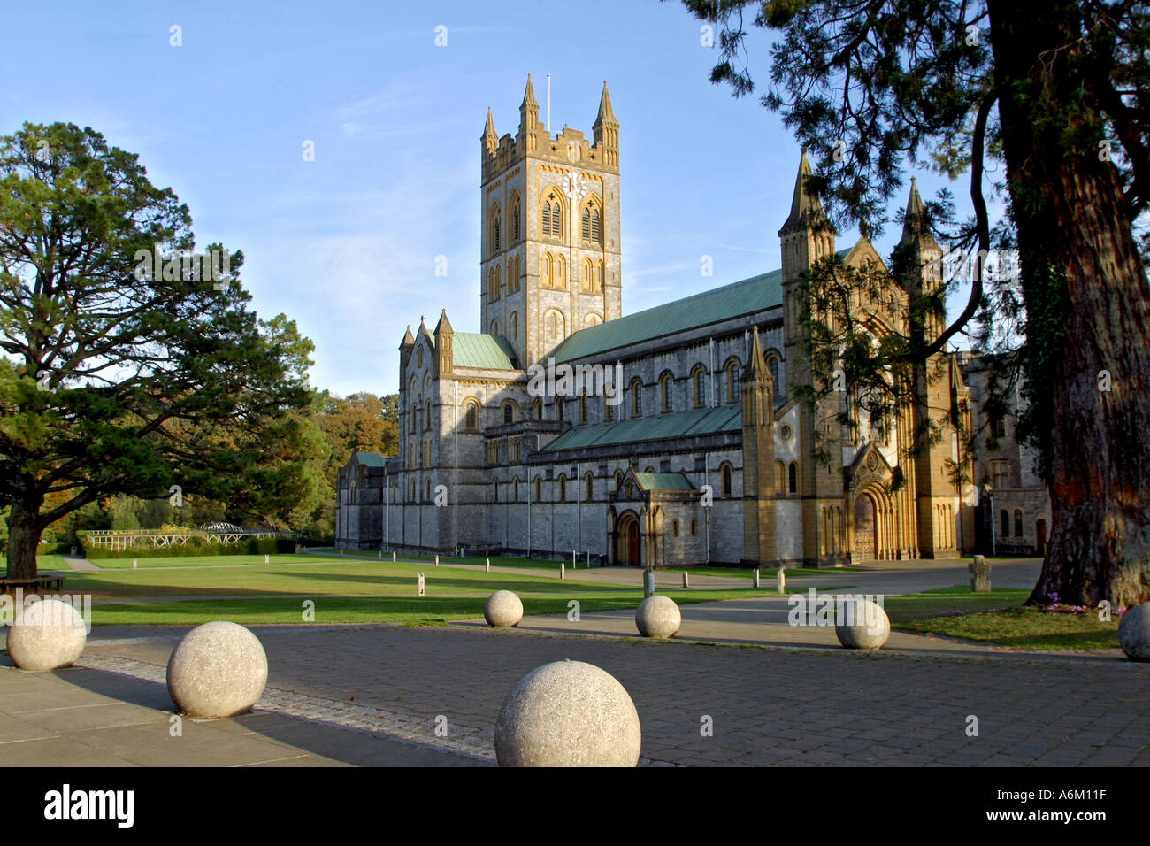 Benedictine monastery church of buckfast abbey hi-res stock photography ...