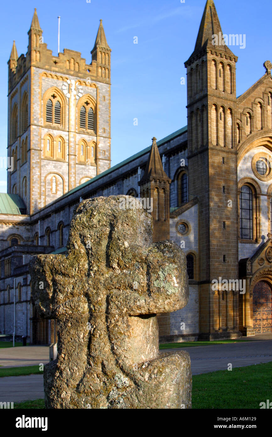 Benedictine monastery church of buckfast abbey hi-res stock photography ...