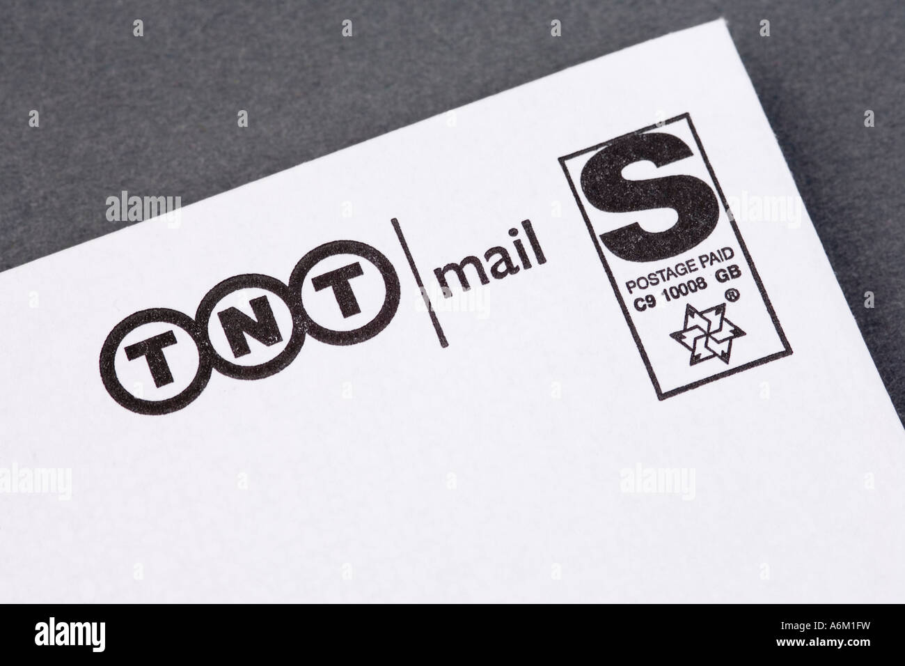 TNT Mail service marked letter Stock Photo - Alamy