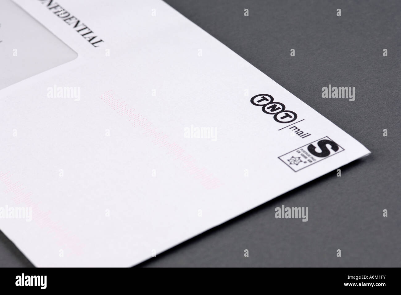 TNT Mail service marked letter Stock Photo - Alamy