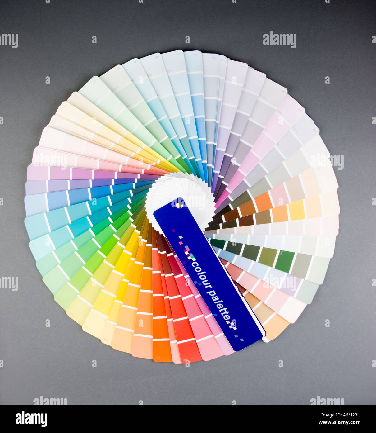 colour chart for paint Stock Photo - Alamy