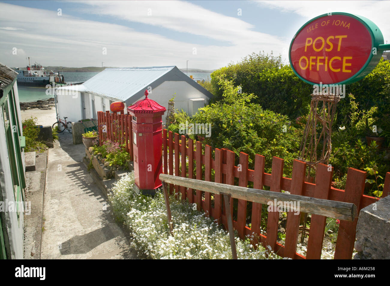 Iona Post Office, Isle of Iona, Scotland Stock Photo - Alamy