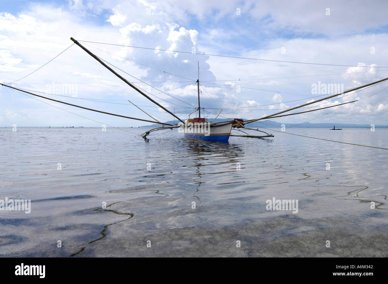 Fishing Boat Bohol Stock Photo - Alamy