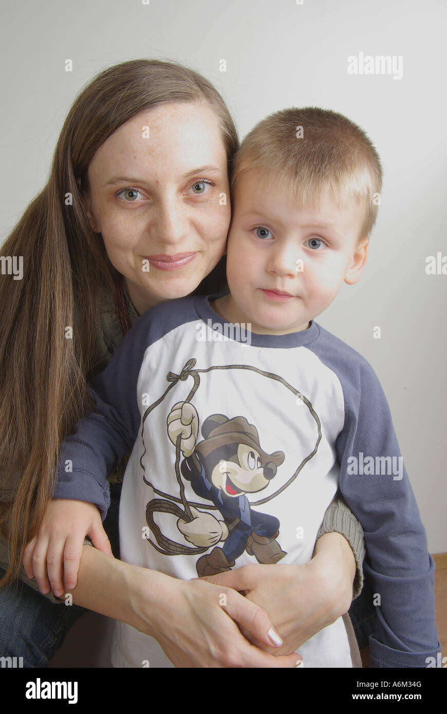a young family Stock Photo - Alamy