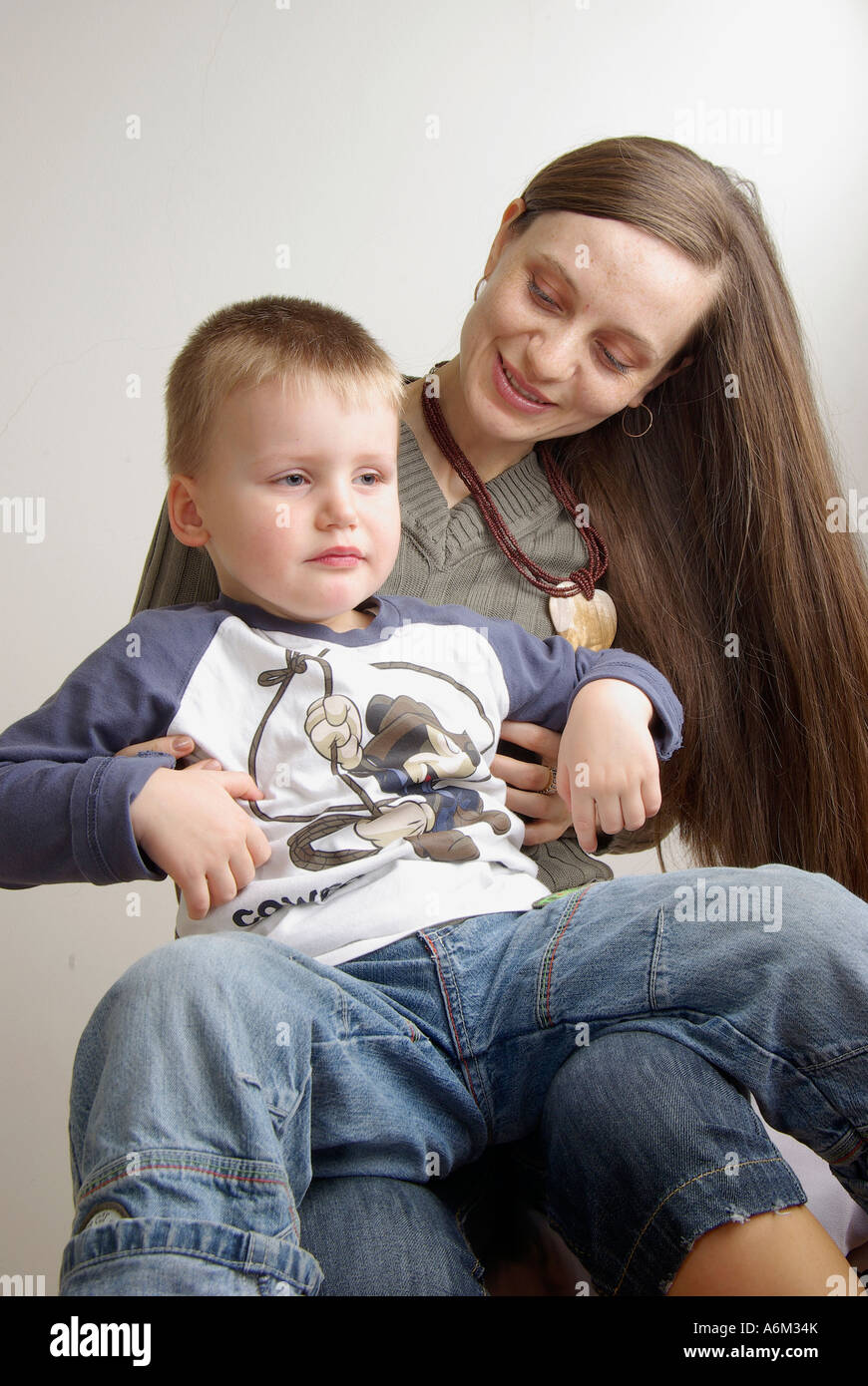 a young family Stock Photo - Alamy