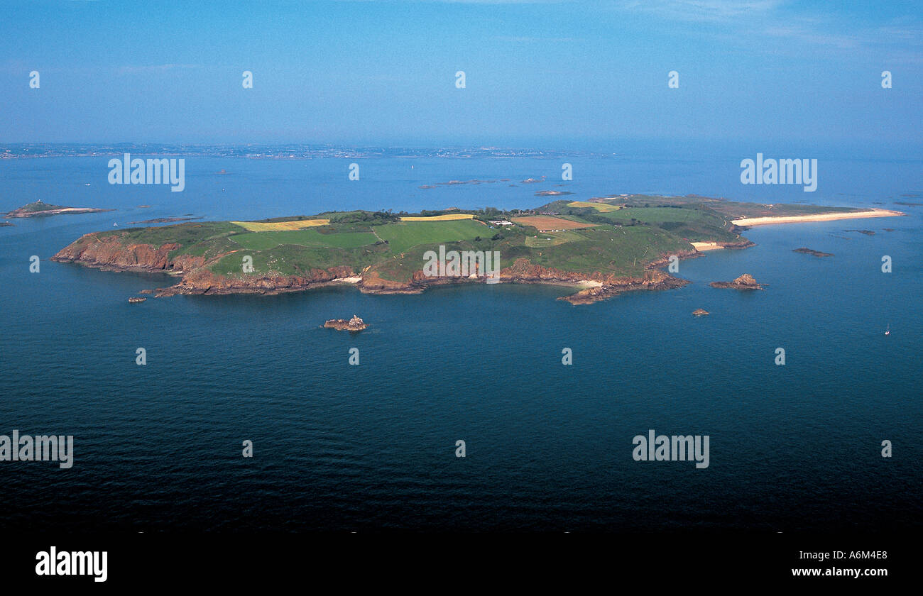 Herm from air hi-res stock photography and images - Alamy