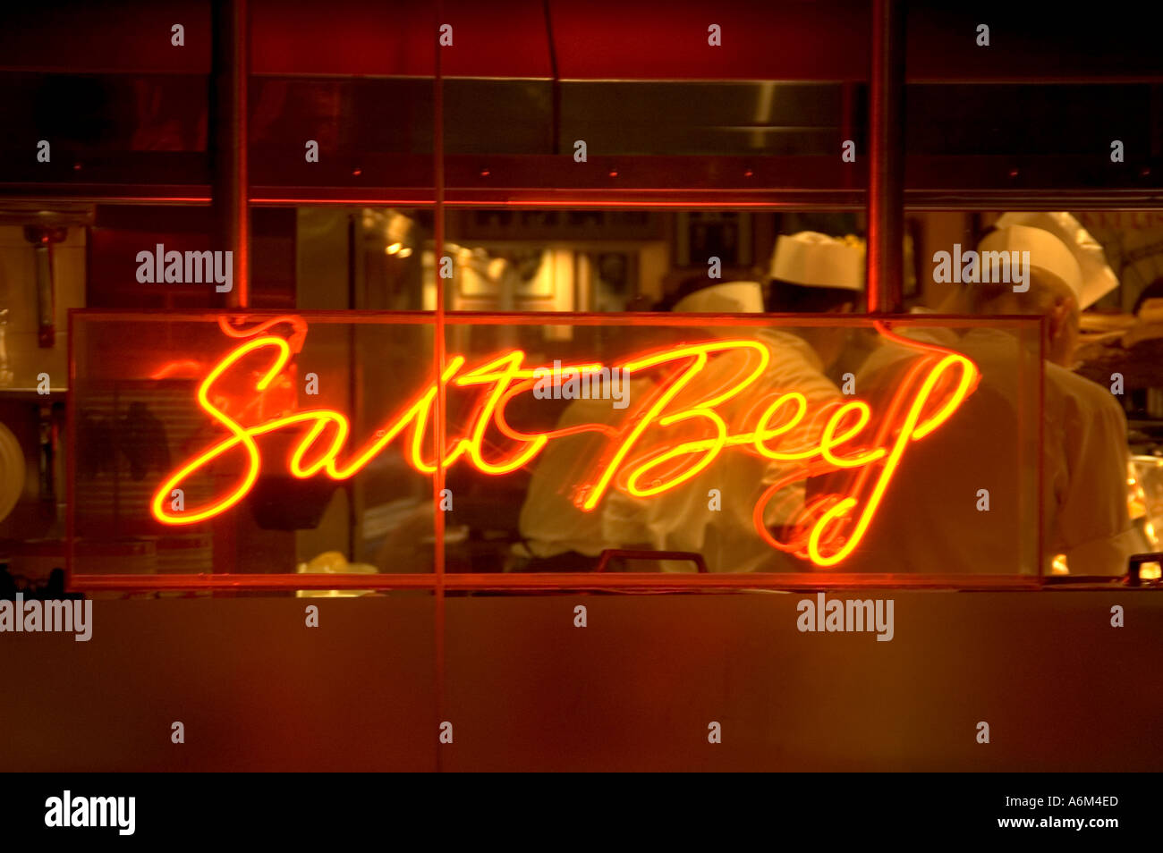 Salt beef restaurant in Canada House shopping centre Canary Wharf ...