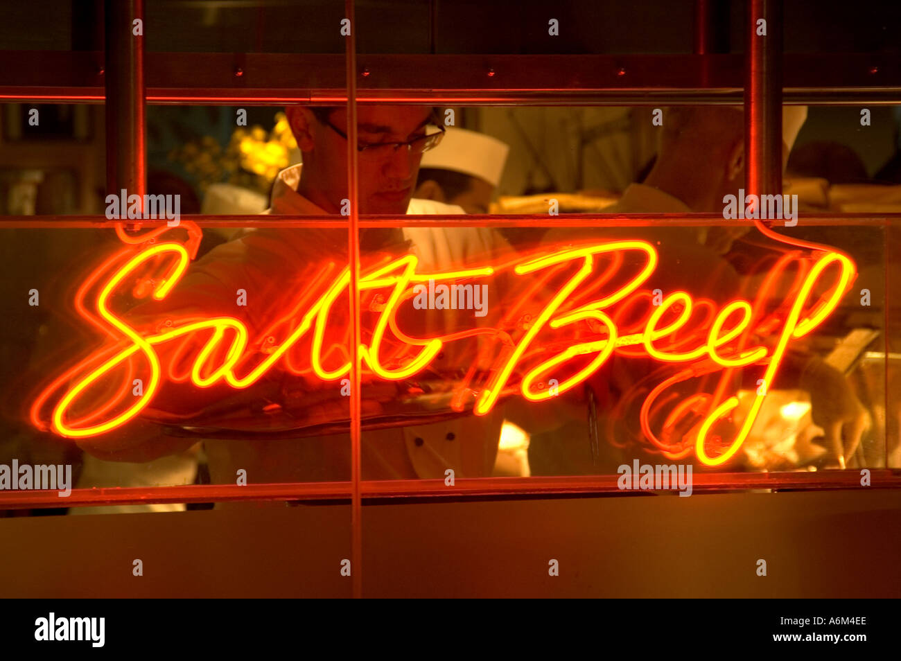 Salt beef restaurant in Canada House shopping centre Canary Wharf ...