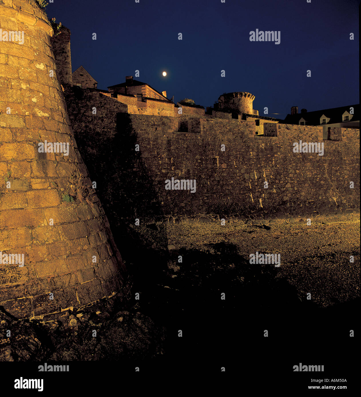 Castle cornet at night hi-res stock photography and images - Alamy