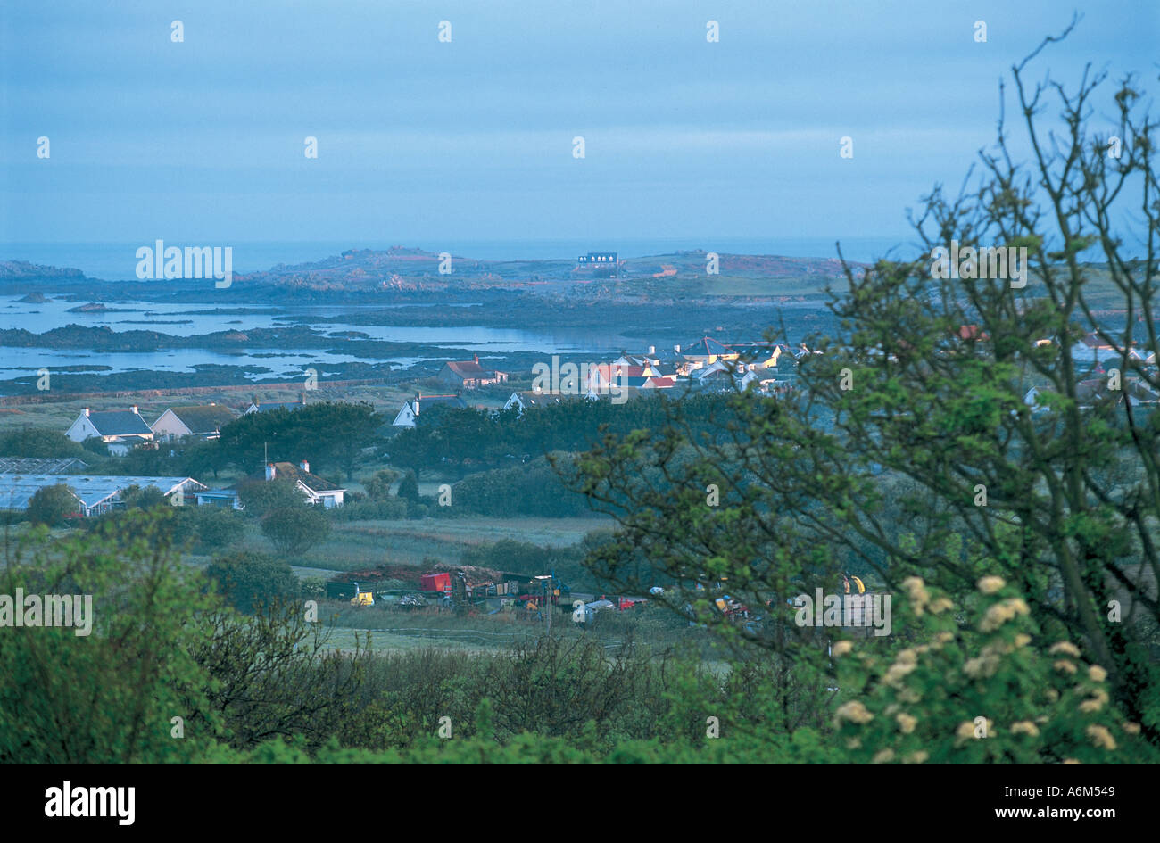 LEree Bay and Lihou Island Stock Photo - Alamy