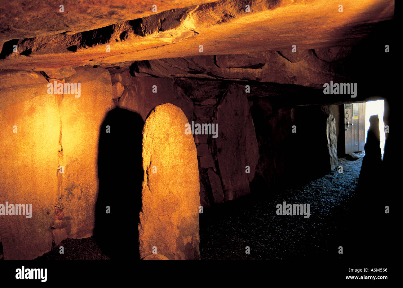 The Neolithic passage grave of the Dehus Dolmen at Bordeaux Stock Photo ...