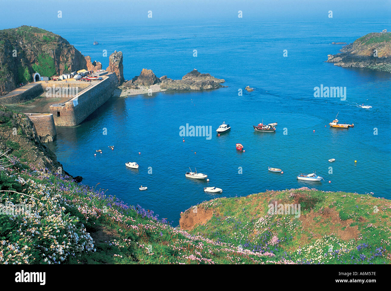Sark harbour hi-res stock photography and images - Alamy