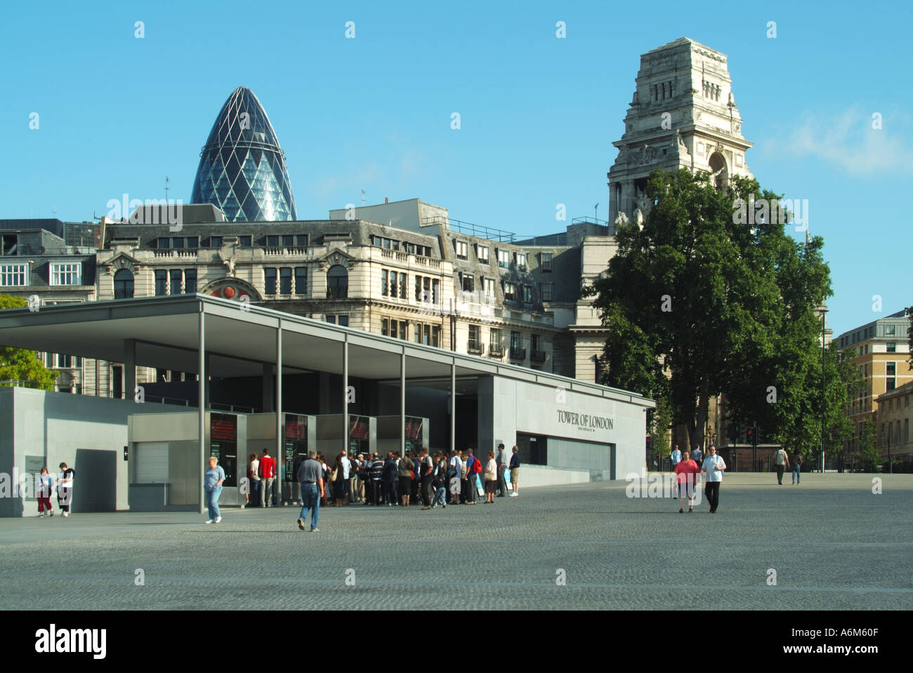 Tower Hill remodelled approach area and ticket booths for the Tower of ...