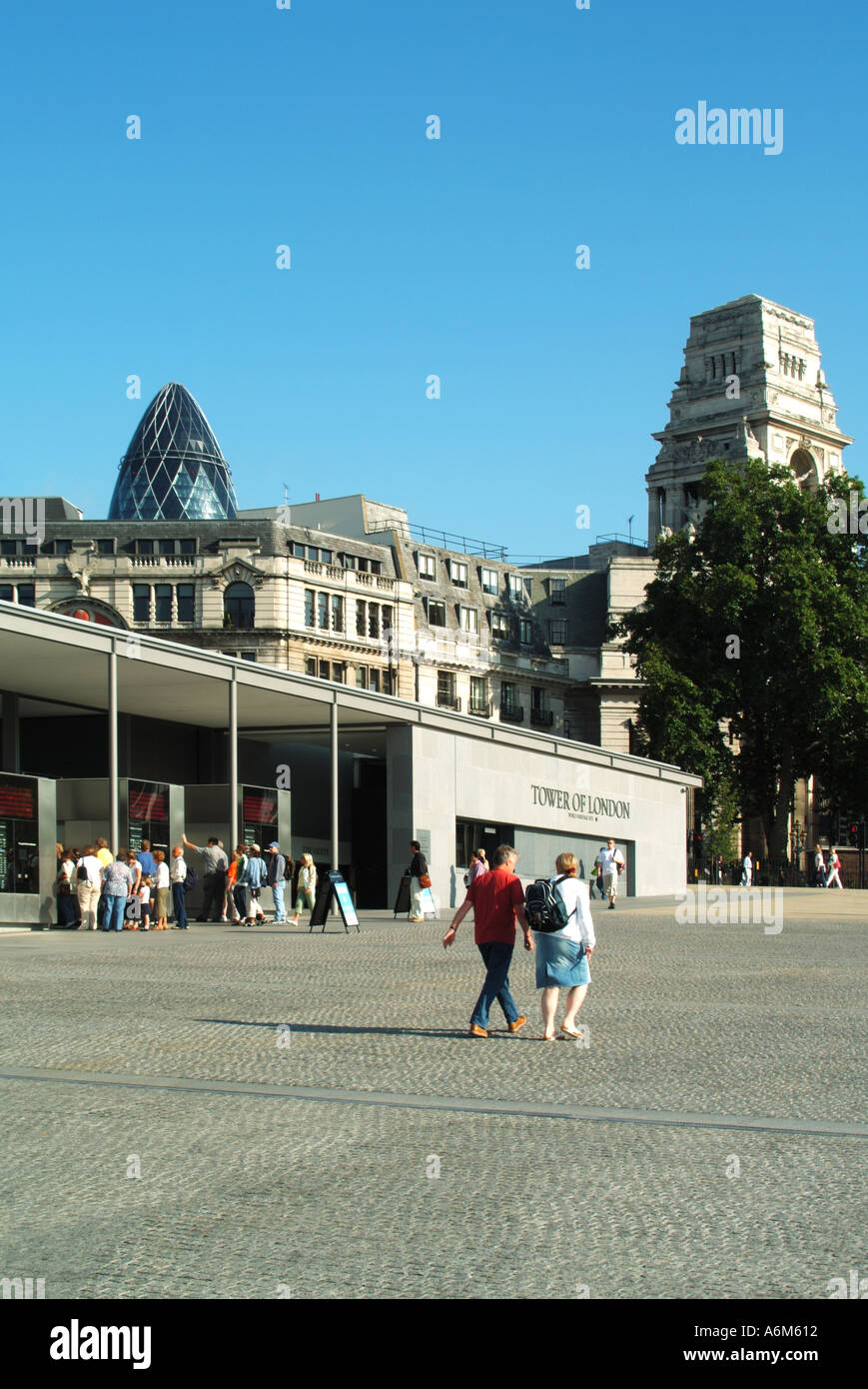 Tower Hill remodelled approach area and ticket booths for the Tower of ...