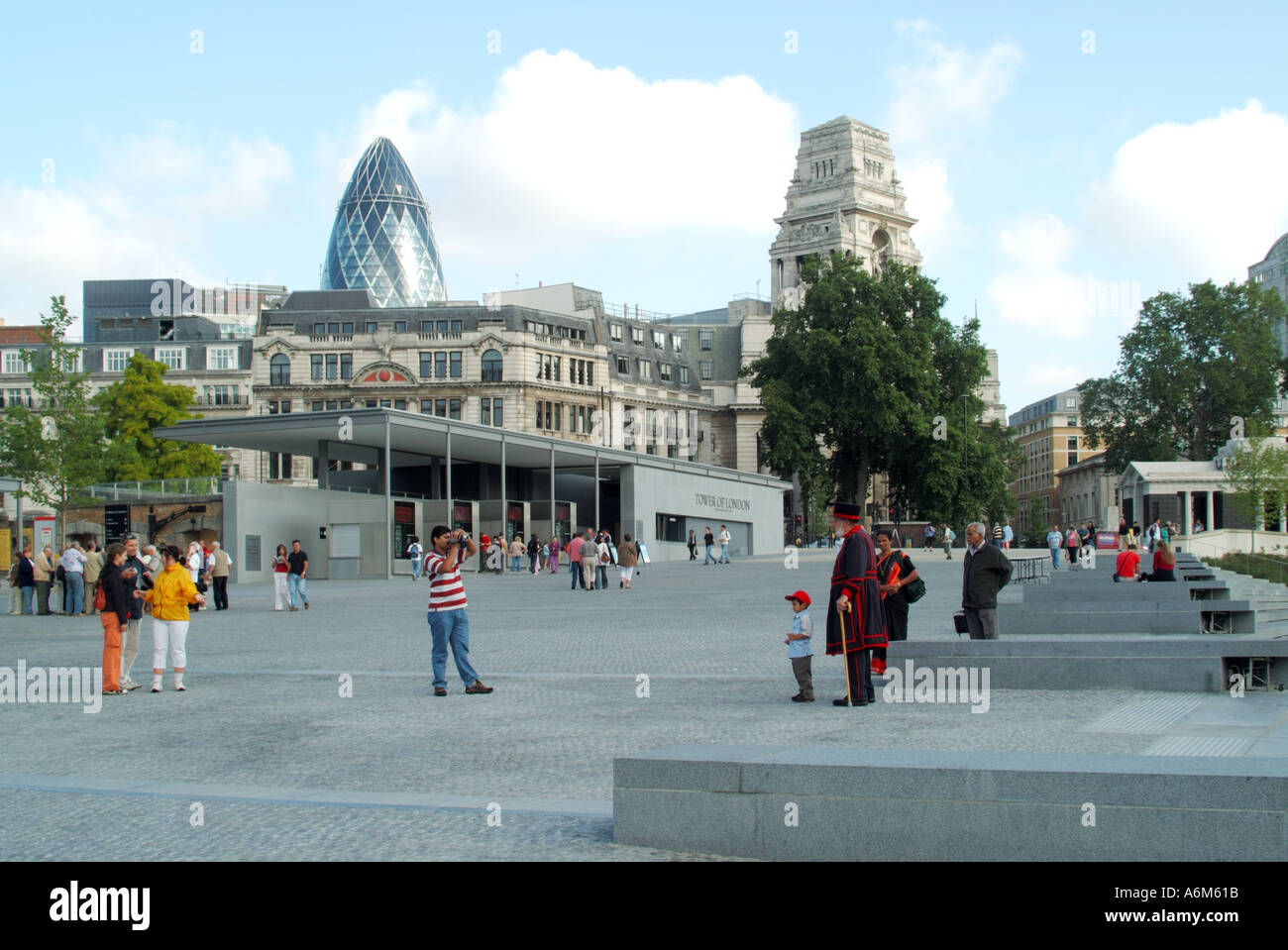 Tower Hill remodelled approach area and ticket booths for the Tower of ...