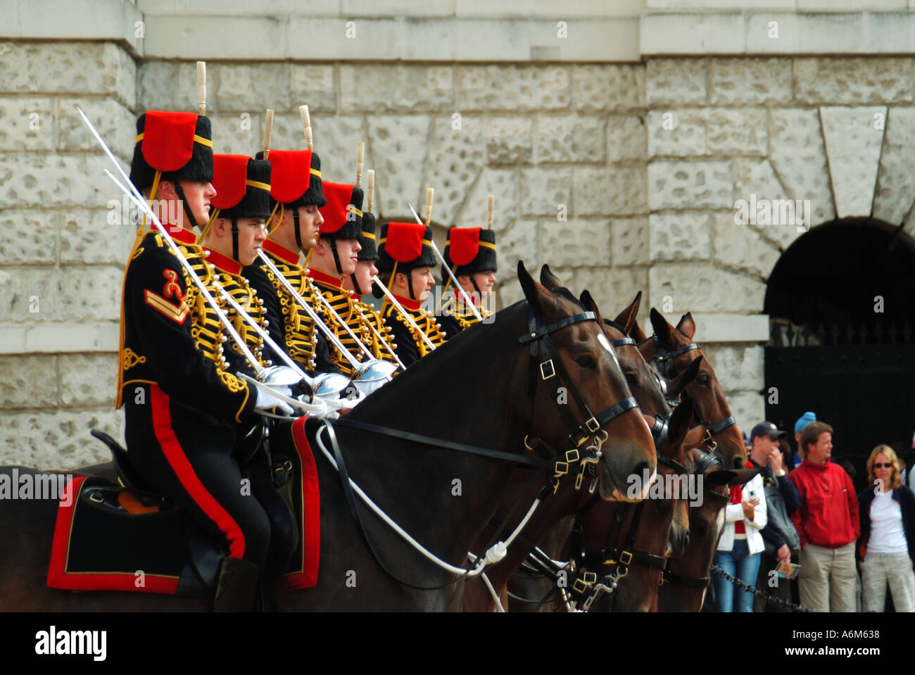 Horse guards Westminster parade ground Kings Troop Royal Horse ...