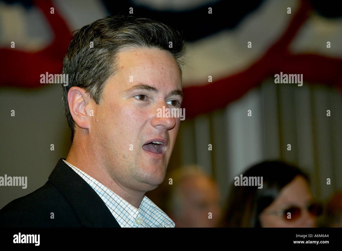 2004 Democratic Convention at the Boston Fleet Center Joe Scarborough ...