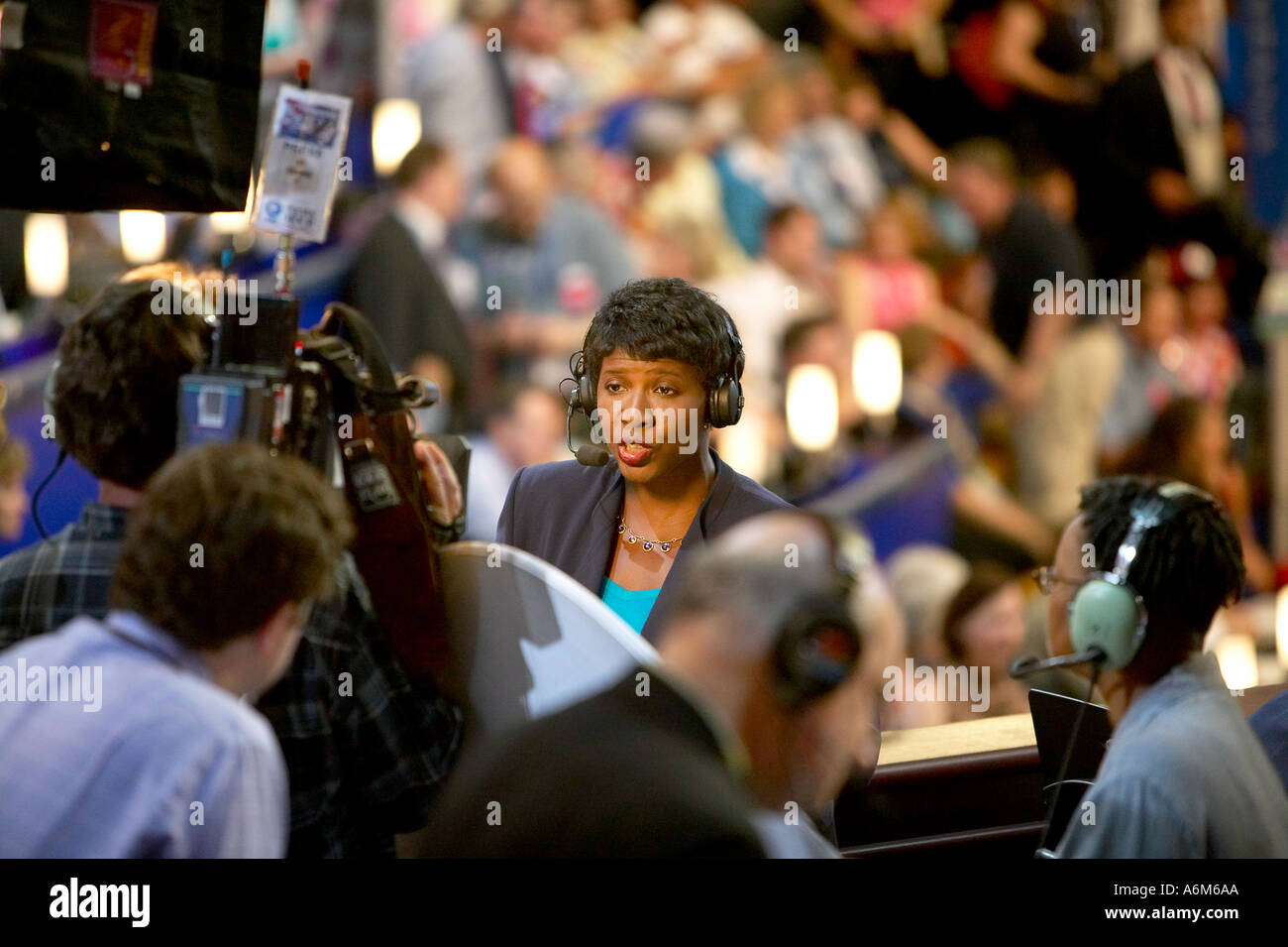 2004 Democratic Convention at the Boston Fleet Center Stock Photo - Alamy