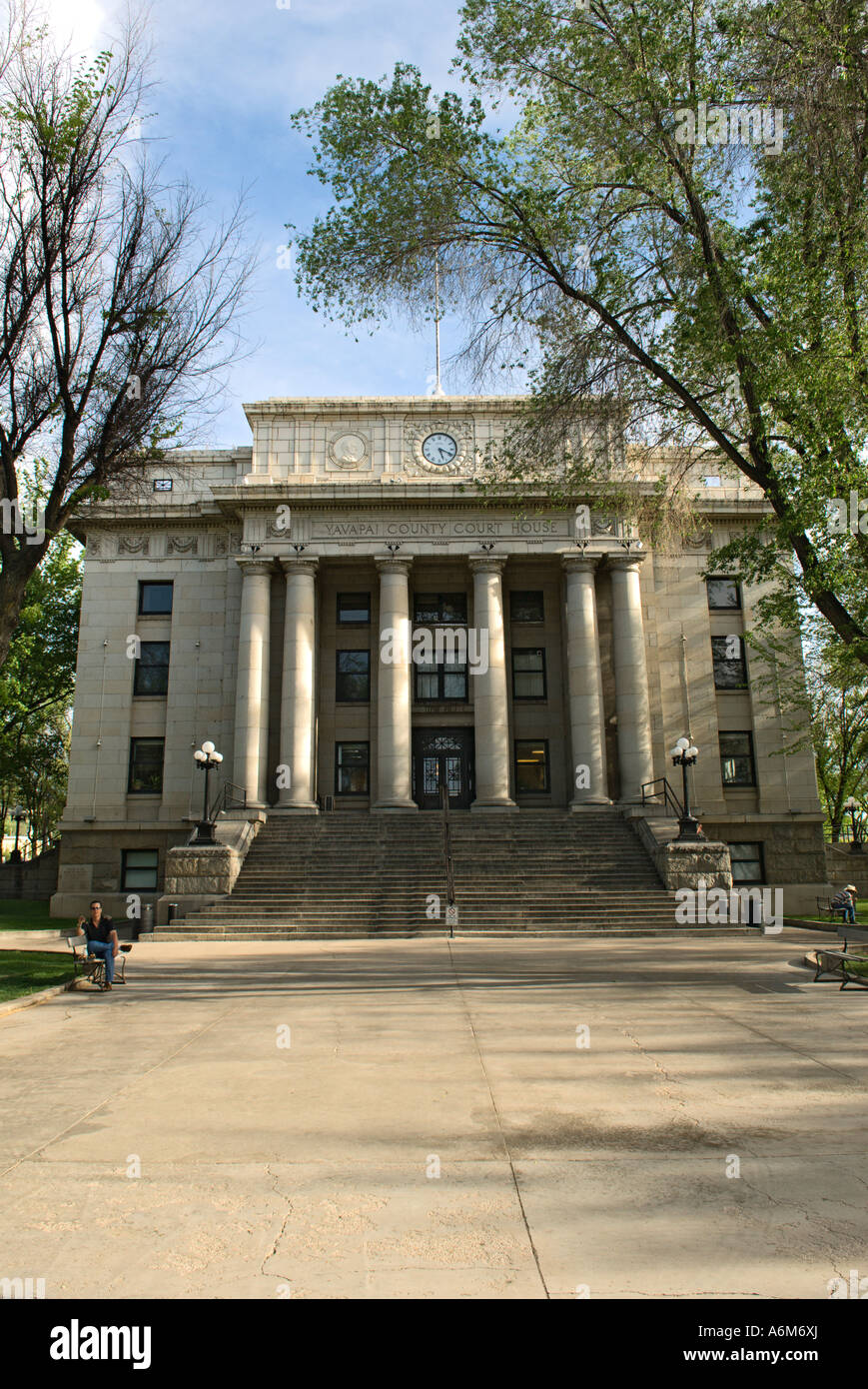 Yavapai County Courthouse in Prescott Arizona Stock Photo - Alamy