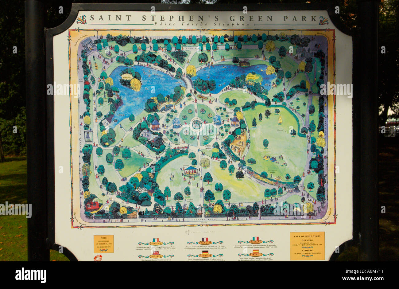 Colorful trail map hi-res stock photography and images - Alamy