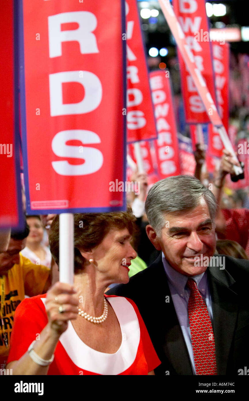 2004 Democratic Convention at the Boston Fleet Center Michael and Kitty ...