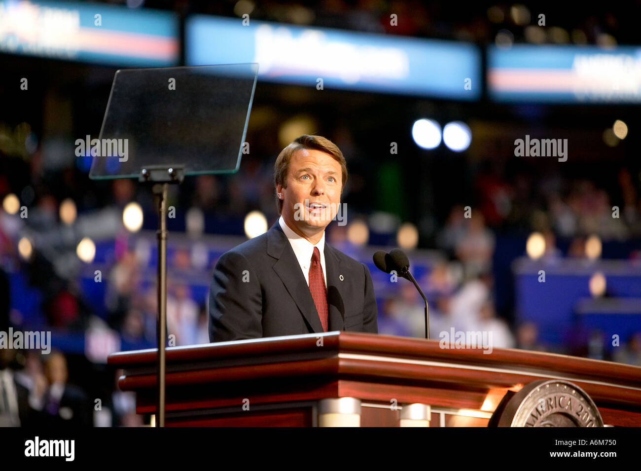 2004 Democratic Convention at the Boston Fleet Center Senator John ...