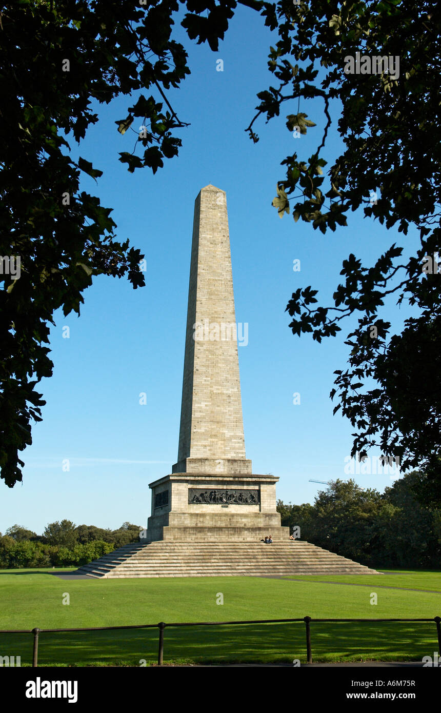 The Duke of Wellington memorial in Phoenix Park Dublin Ireland Stock ...