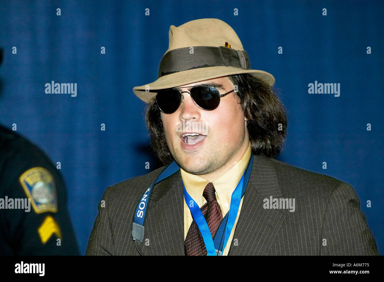2004 Democratic Convention at the Boston Fleet Center Jack Black Stock ...