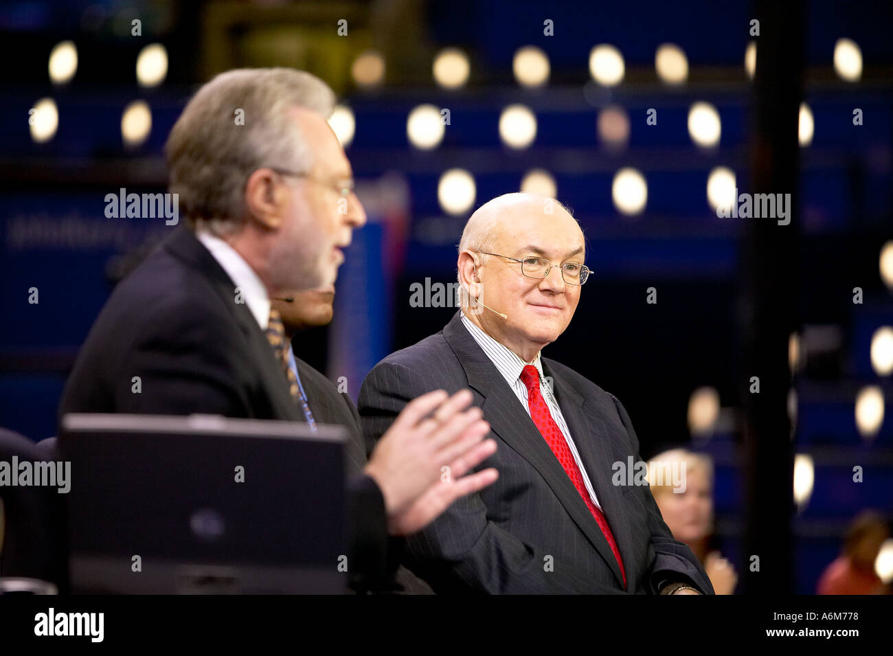 2004 Democratic Convention at the Boston Fleet Center Bill Schneider ...
