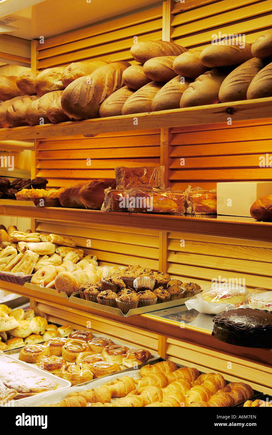 A morning delight of delicious baked goods in a small bakery in Kinsale ...