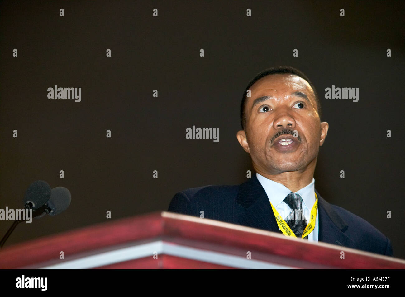 2004 Democratic Convention at the Boston Fleet Center Kweisi Mfume ...