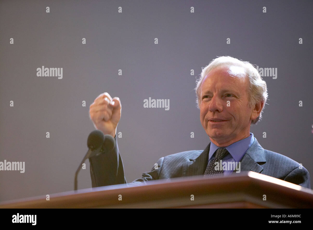2004 Democratic Convention at the Boston Fleet Center Joe Lieberman ...