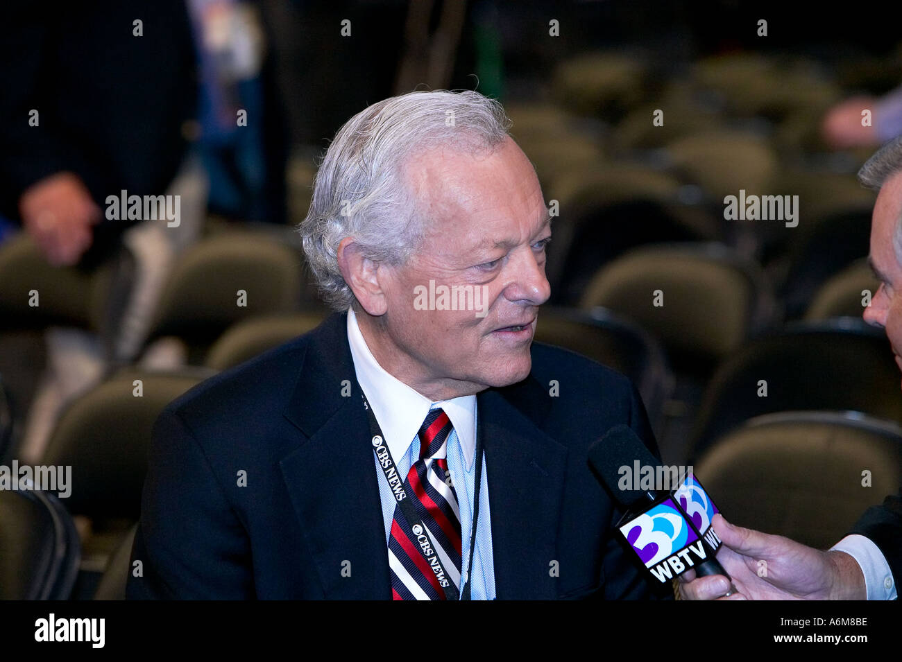 2004 Democratic Convention at the Boston Fleet Center Bob Schieffer on ...