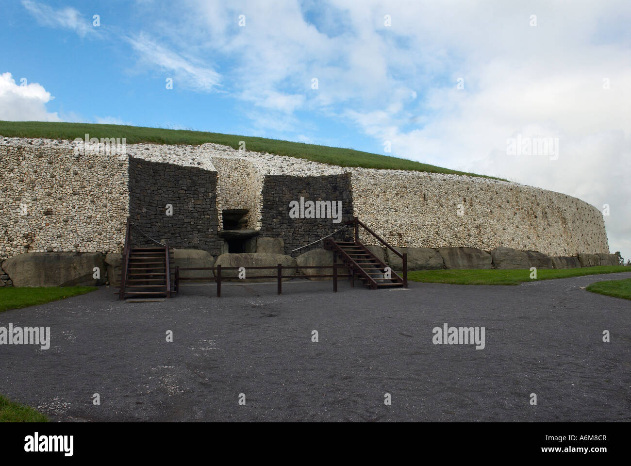 Newgrange a Neolithic or New Stone Age burial site in County Meath ...