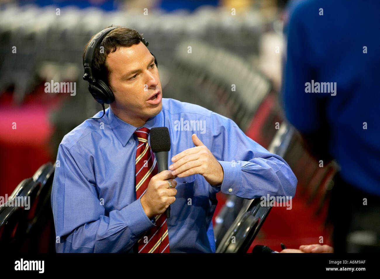 2004 Democratic Convention at the Boston Fleet Center Jake Tapper at ...