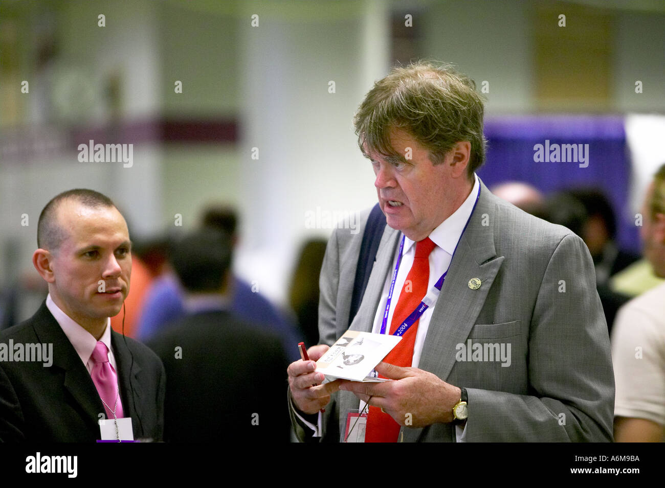 2004 Democratic Convention at the Boston Fleet Center Garrison Keillor ...