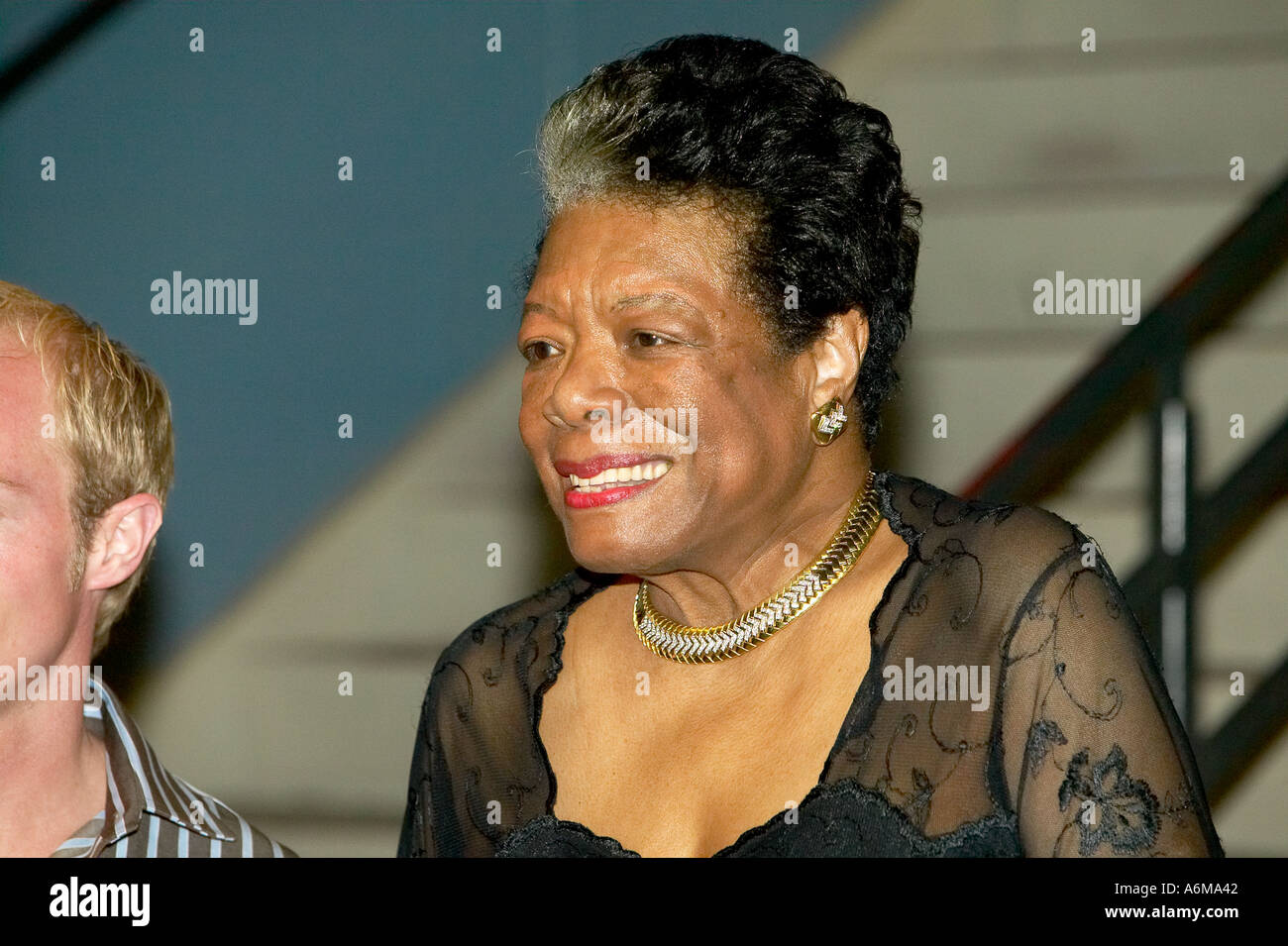 2004 Democratic Convention at the Boston Fleet Center Maya Angelou ...