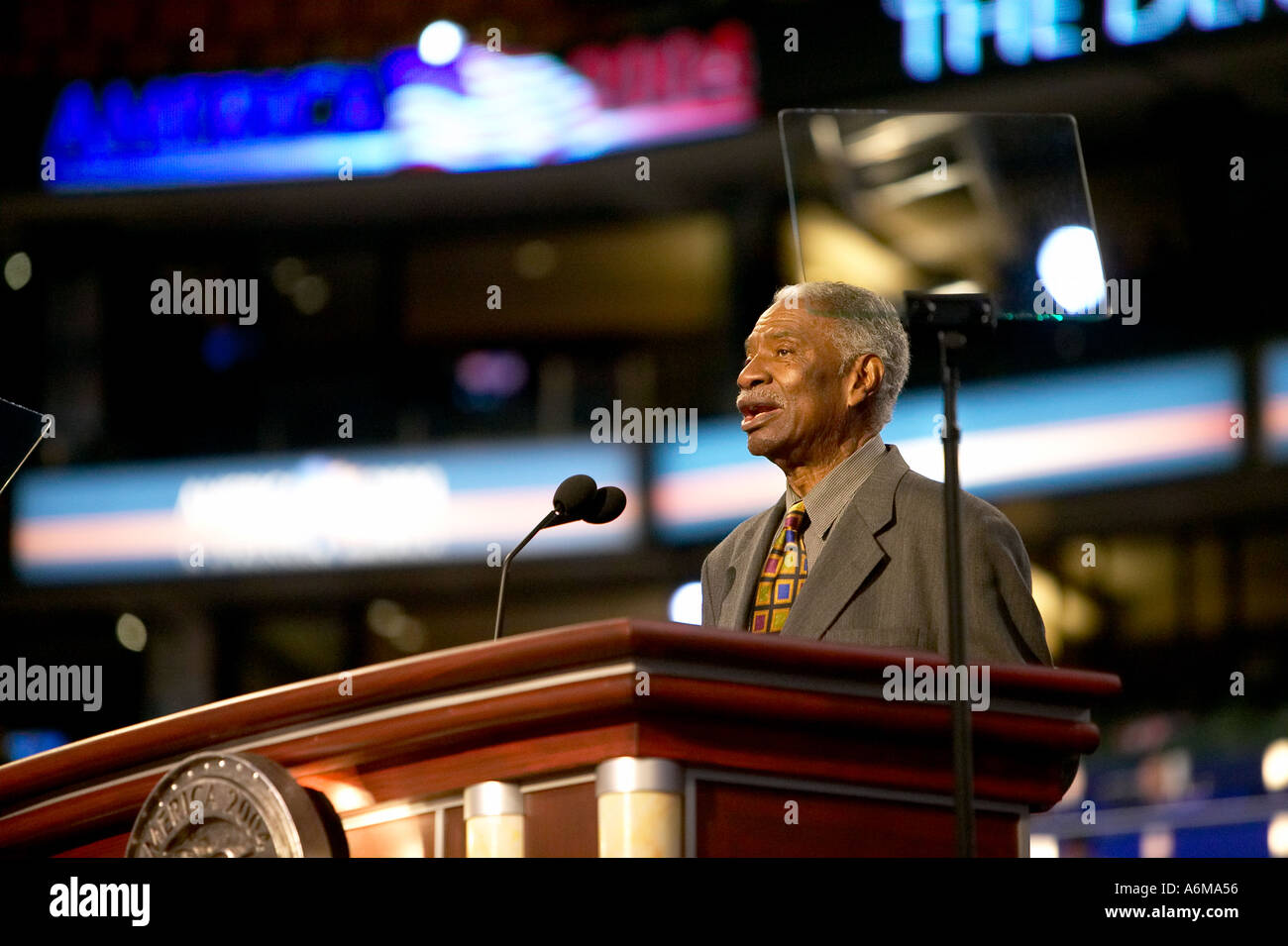 2004 Democratic Convention at the Boston Fleet Center Ossie Davis at ...