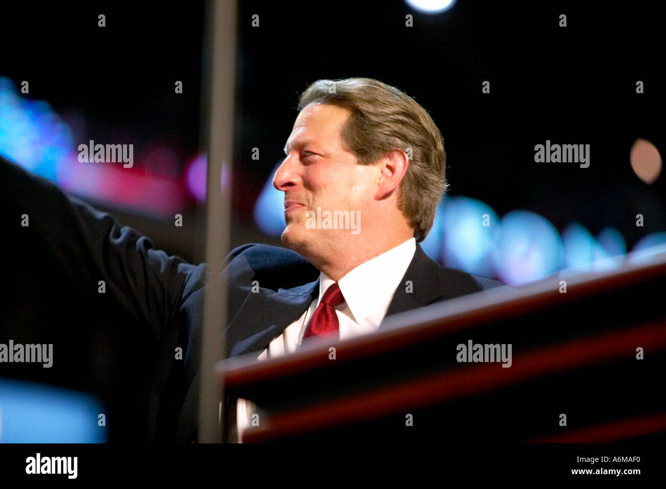 2004 Democratic Convention at the Boston Fleet Center Vice President Al ...