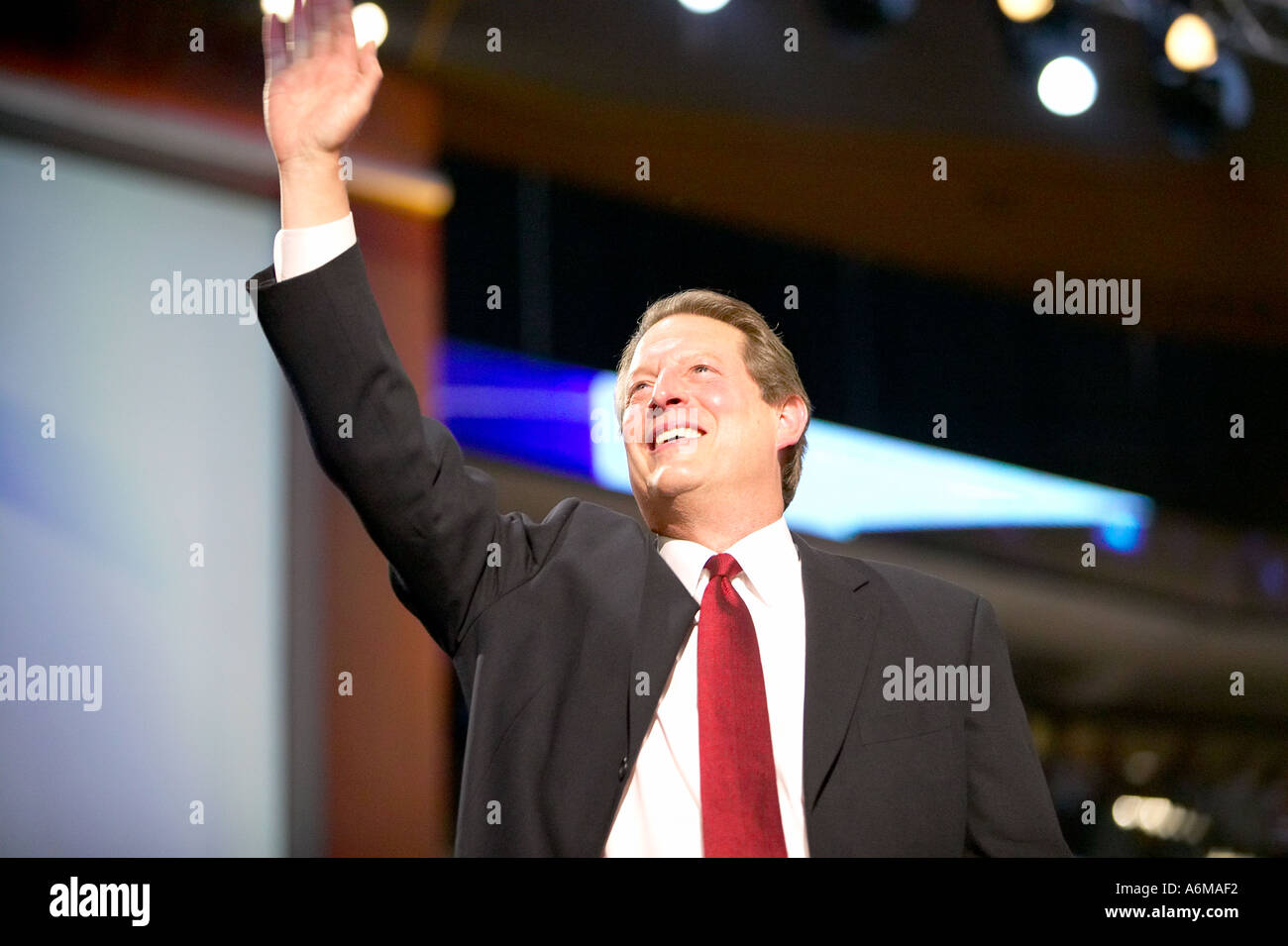 2004 Democratic Convention at the Boston Fleet Center Vice President Al ...