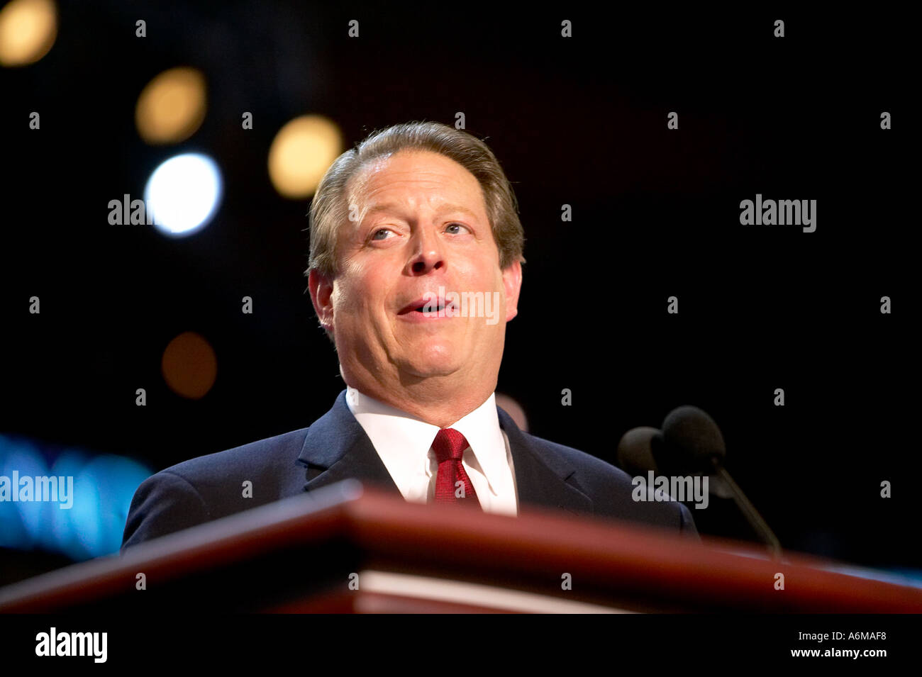 2004 Democratic Convention at the Boston Fleet Center Vice President Al ...