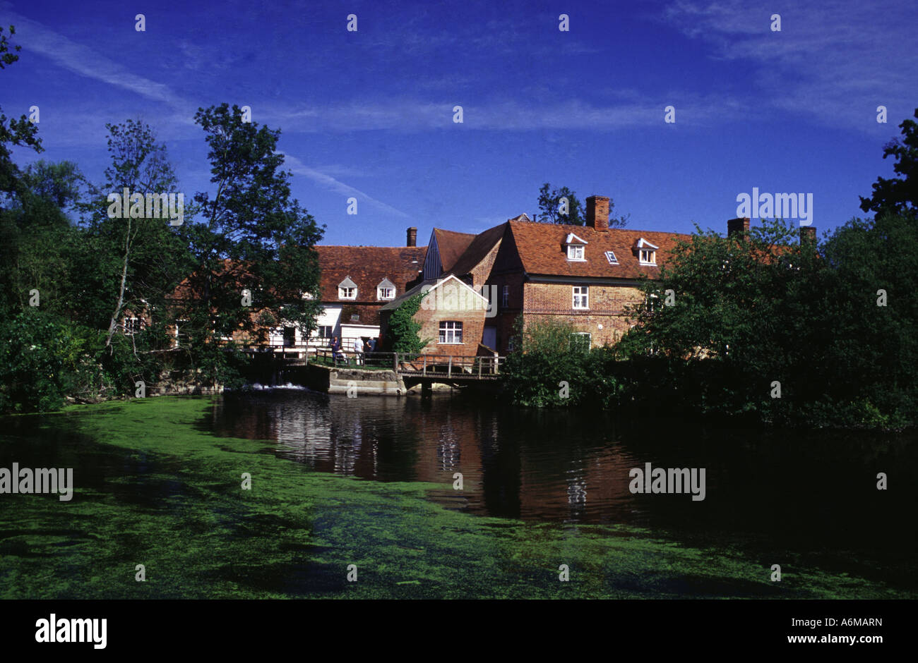 Flatford water mill situated close to Dedham in Essex featured in some ...
